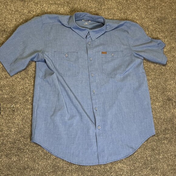 Orvis | Shirts | Orvis Classic Collection Mens Blue Short Sleeve Button ...